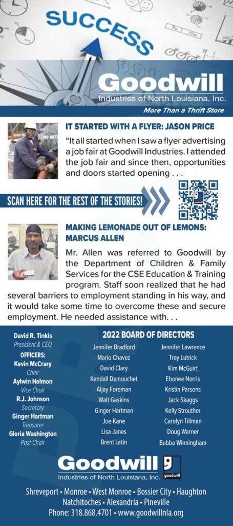 Annual report – Goodwill Industries of North Louisiana, Inc.